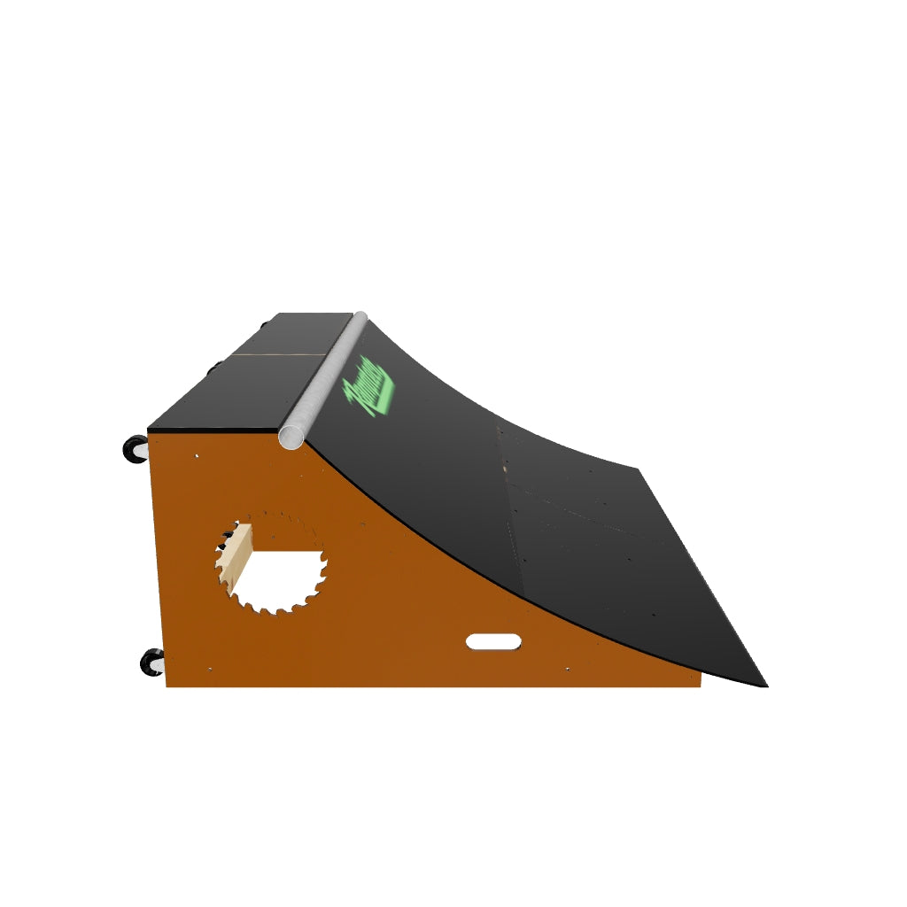 Skateboard Ramp | 2'x6' Quarter Pipe | Weatherproof | Ramptech Ramps ...