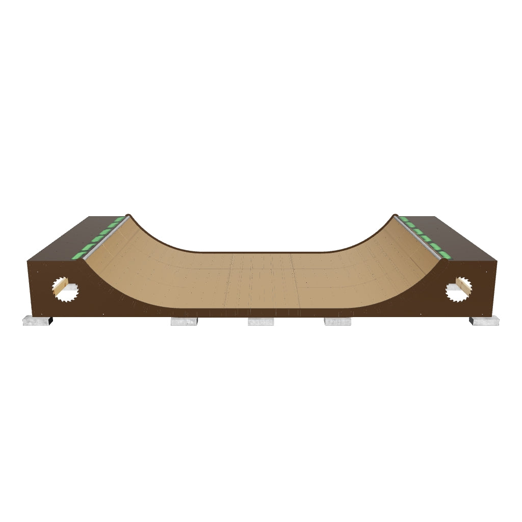 Skateboard Ramp | 3'x12' Half Pipe Kit | Weatherproof | Ramptech Ramps ...
