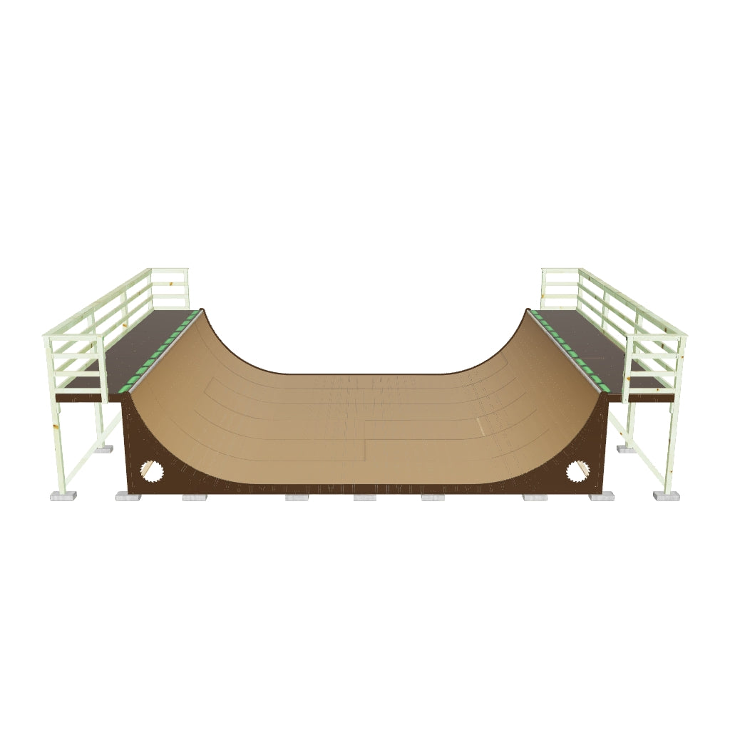 Skateboard Ramp | 6'x24' Half Pipe Kit | Weatherproof | Ramptech Ramps ...