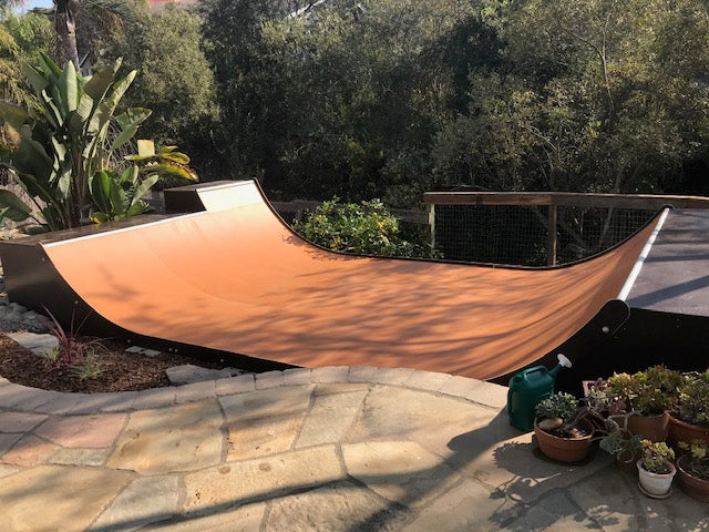 Skateboard Ramp | 12"x48" Half Pipe Extension Kit | Weatherproof ...